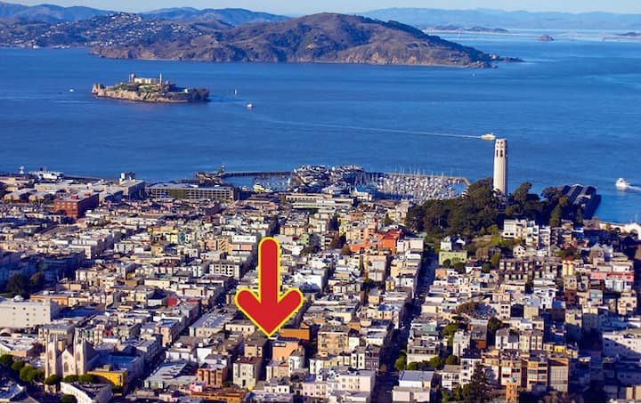 Charming North Beach Alley Hideaway - San Francisco, CA