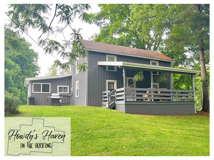 Howdy’s Haven-rusticfarmhouse23acres Hocking Hills - Logan, OH