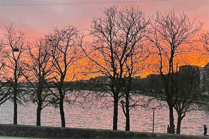200+ Sqm Luxury Flat In ØSterbro With A Lake View - Copenhague