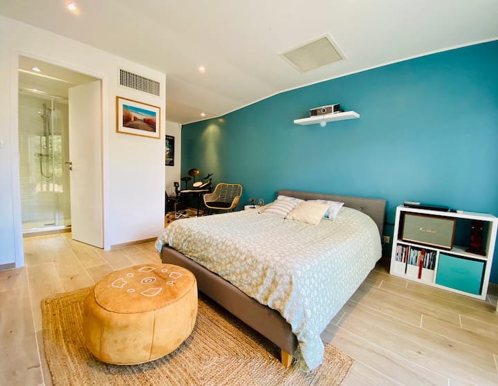 Studio Rénové Avec Home Cinéma à 15 Min Des Plages - Mouans-Sartoux
