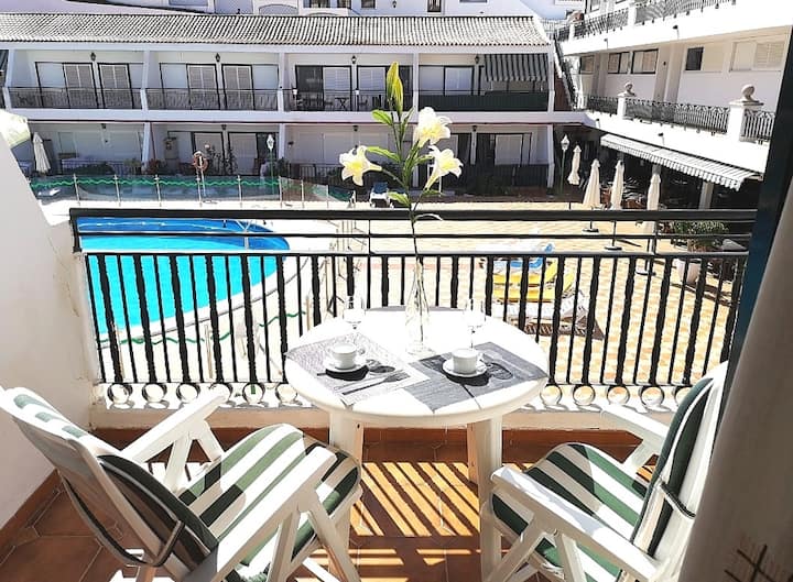 Sunny Studio In Los Cristianos With Swimming Pool - Los Cristianos