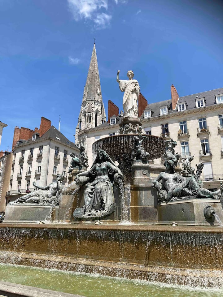 Appartement Lumineux Centre-ville 4 Lits - Nantes