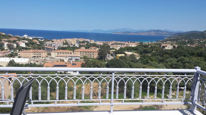 Superbe T3 82 M2 Climatisé Terrasse 35m2 Vue Mer - L'Île-Rousse