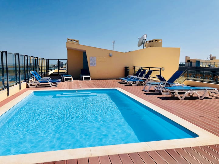 ★ Lux Apartment Seaview Pool Ria Formosa Algarve ★ - Faro