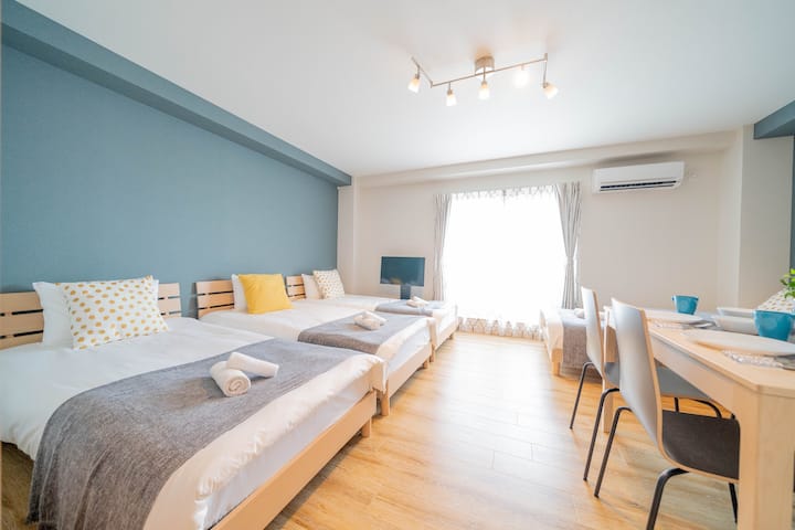 4ppl/5 Mins To Chidoribashi St/ Usj Kaiyukan/9764 - Ōsaka