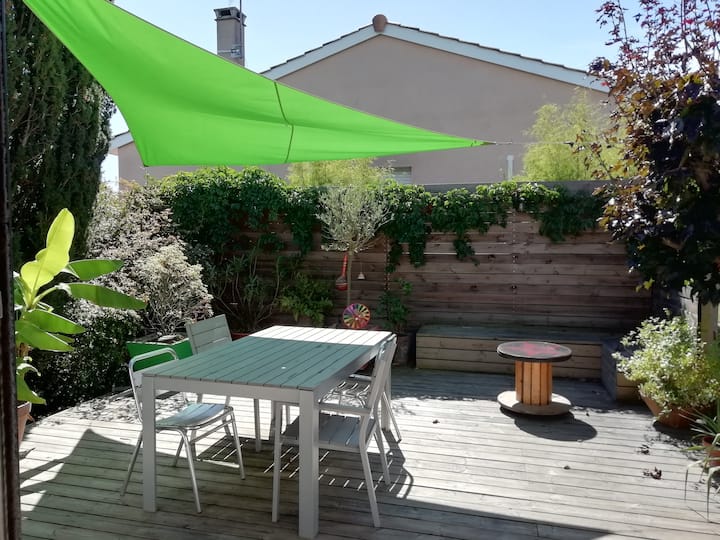 Grande Maison Colorée Et Calme - Toulouse