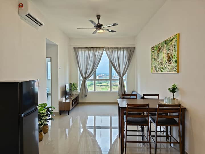 马六甲印象城 Jonker5min 2-4pax 无边际泳池 Amber Cove Klebang - Malacca