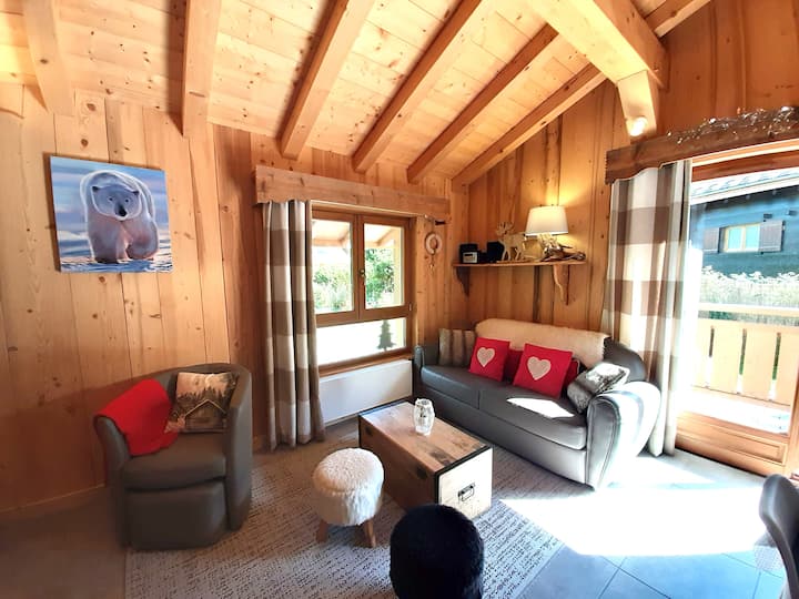 Demi-chalet Neuf Et Confortable, Parking, Jardin - 샤모니