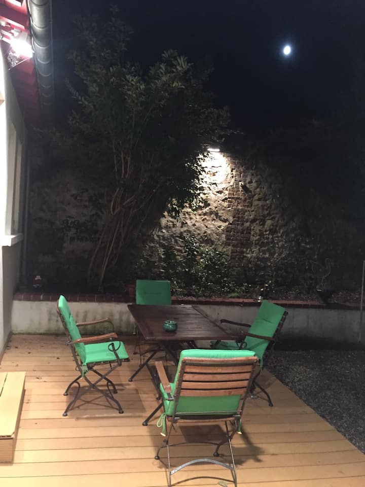 La Maison Bleu Avec Jardin - Honfleur