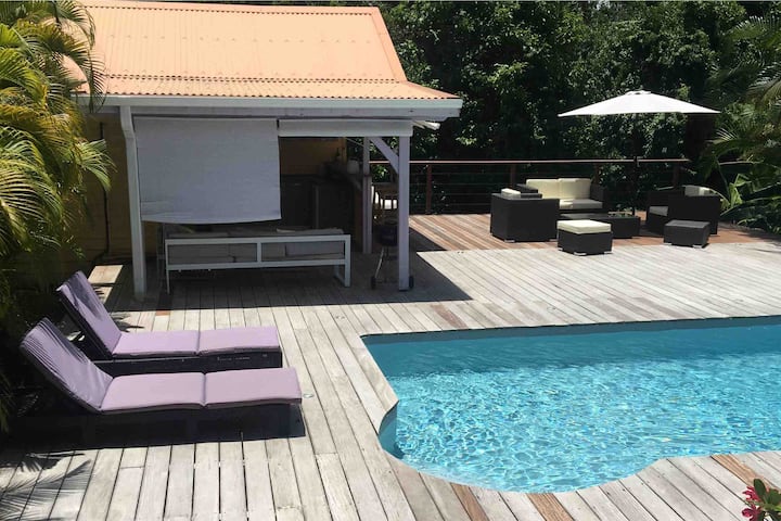 Bungalow Créole, Piscine Au Cap Est - Martinique