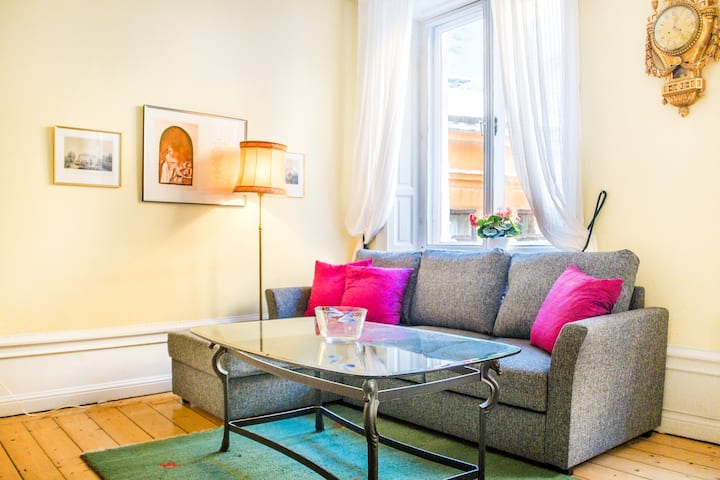 Time Travel To The Past- Historical Apt For 4ppl - Stockholm