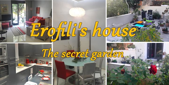 Erofili's House - The Secret Garden - Chania