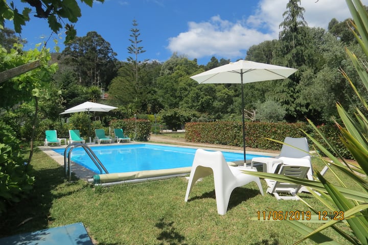 Casa Com Piscina De ÁGua Salgada Jardim E Wi-fi - Portugal