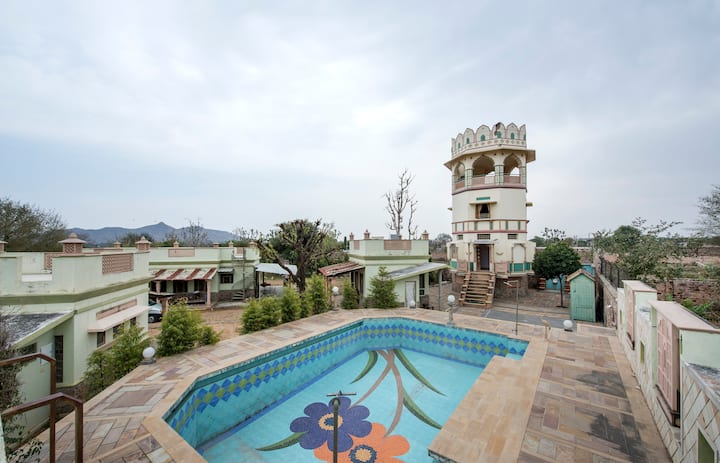 4 Br Artisana Farm With Swimming Pool In Jaipur - Jaipur