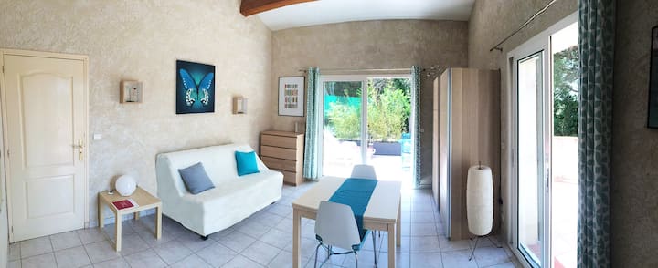 Villaventd'ouest2,golfe St Tropez, 200mètres Plage - Les Issambres