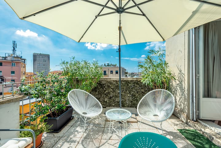 Wonderful Apt. For 4 With Terrace - Milan