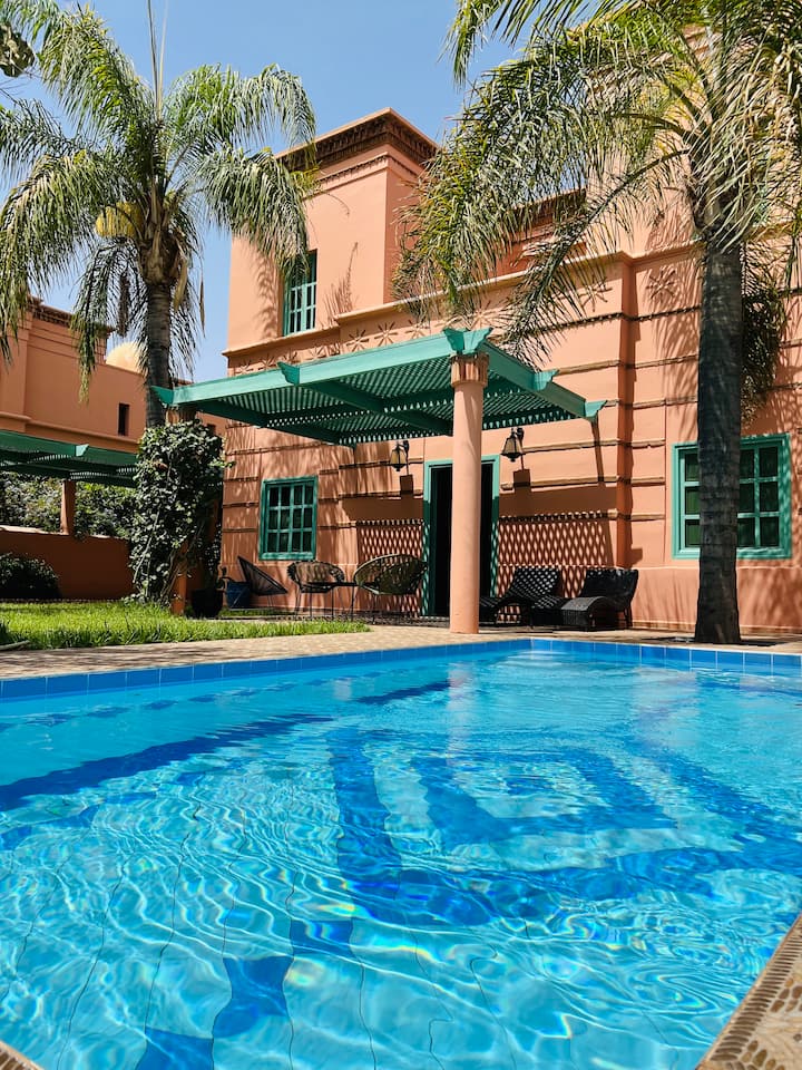 Villa Charmante Amelkis Piscine Jardin - Marokko