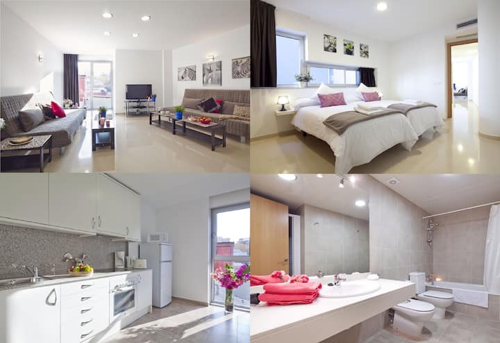 Large Groupflat Las Ramblas - Fira De Barcelona - Molins de Rei