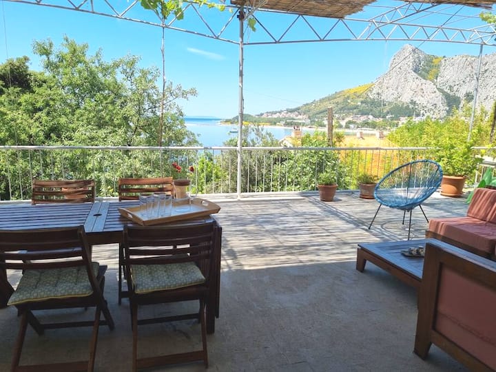 Lemon Tree Apartment - Spacious Seaview Terrace - Omiš