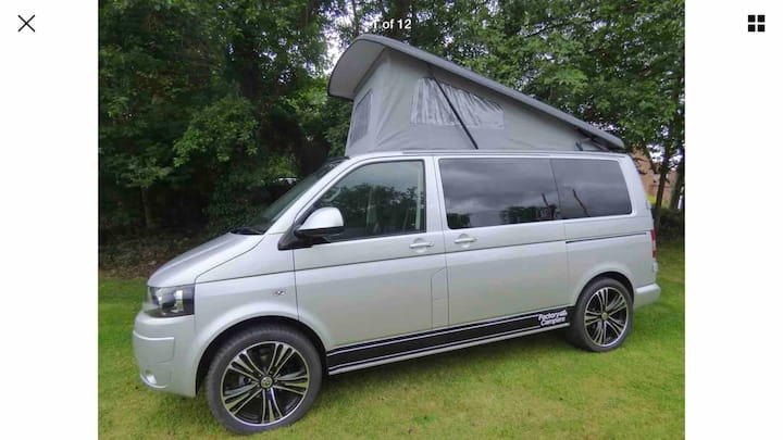 Vw Transporter Highline With Pop Top Roof, Wales - Newport