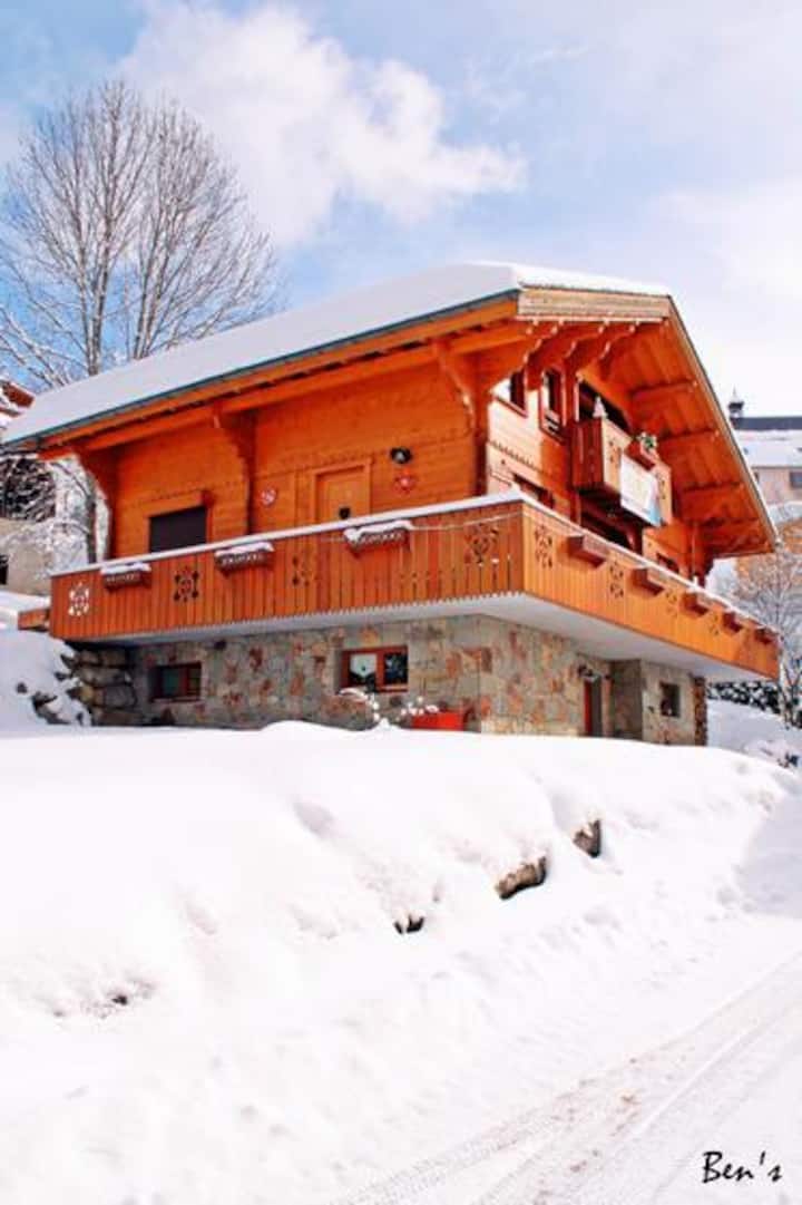 Chalet Grand Clos. Gîte 8 Pers Navette De Ski - Flaine