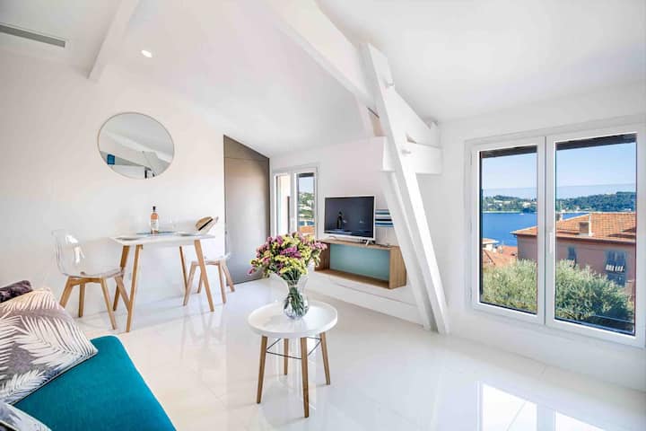 New! Sea View Apartment Close To The Beach - Villefranche-sur-Mer