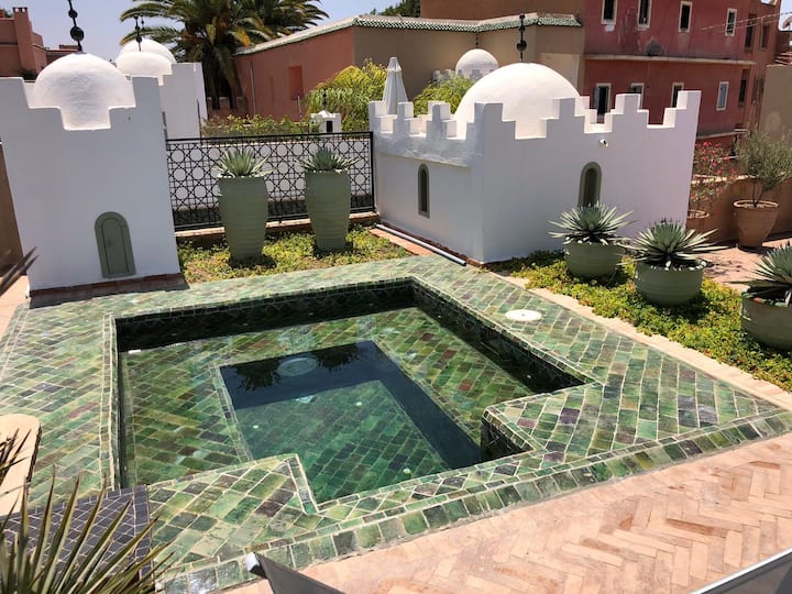 Riad Les Terrasses De Salam Avec Piscine - Taroudant