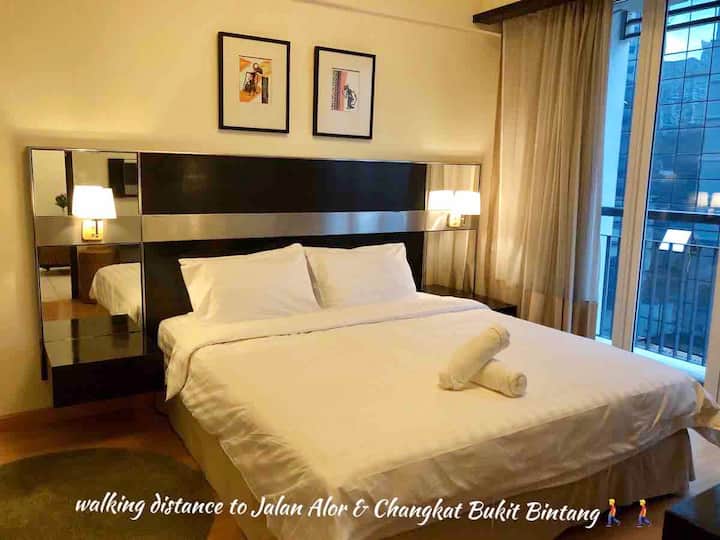 Cozy Spacious 1br 4pax Klcc Bukit Bintang Fastwifi - 馬來西亞