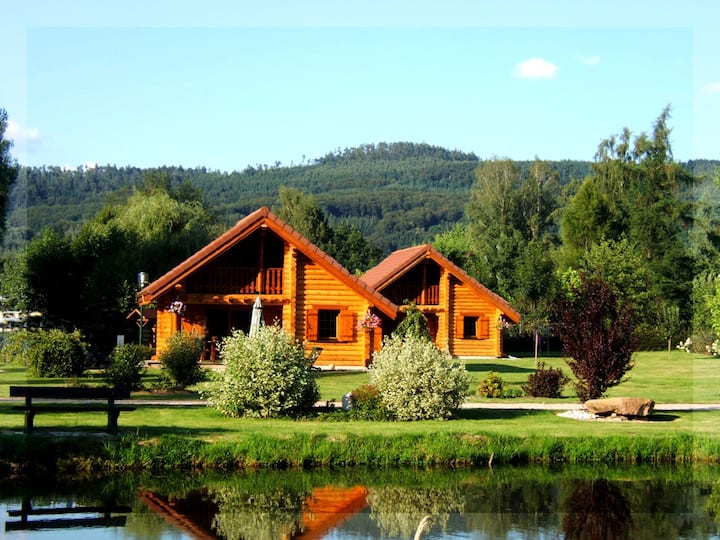Chalet Fougere En Rondin Spa Etang 10 Mn Gerardmer - Corcieux