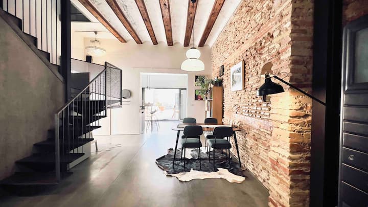Maison Loft Atypique Avec Grand Patio – Cabanyal - Valence en Espagne