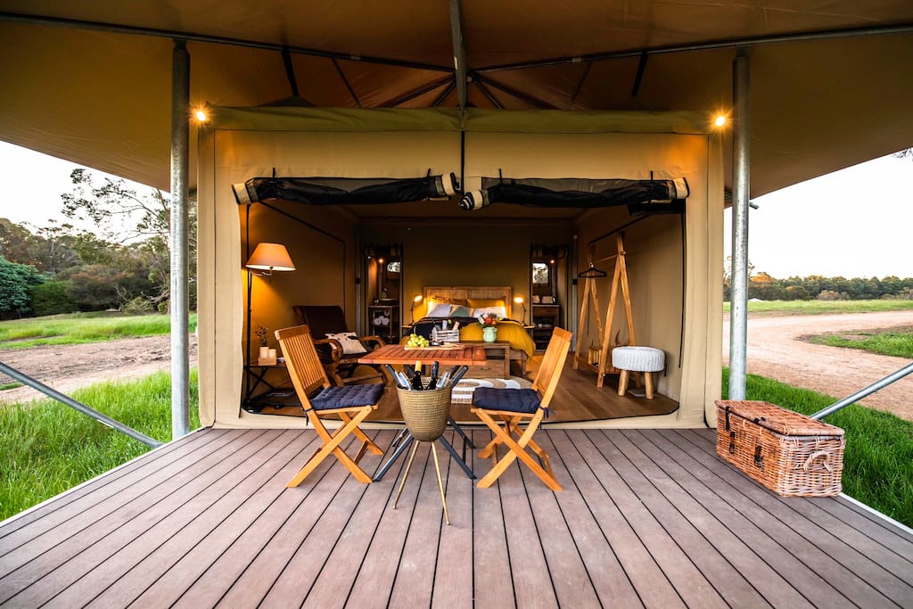 Two Blind Cows Glamping 1 - Tents for Rent in Osmington, Western ...