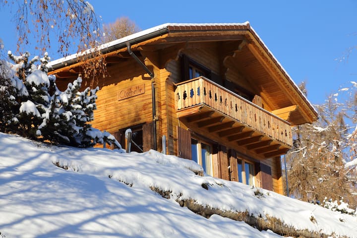Charming Chalet Clochette In 4 Vallees Resort - La Tzoumaz