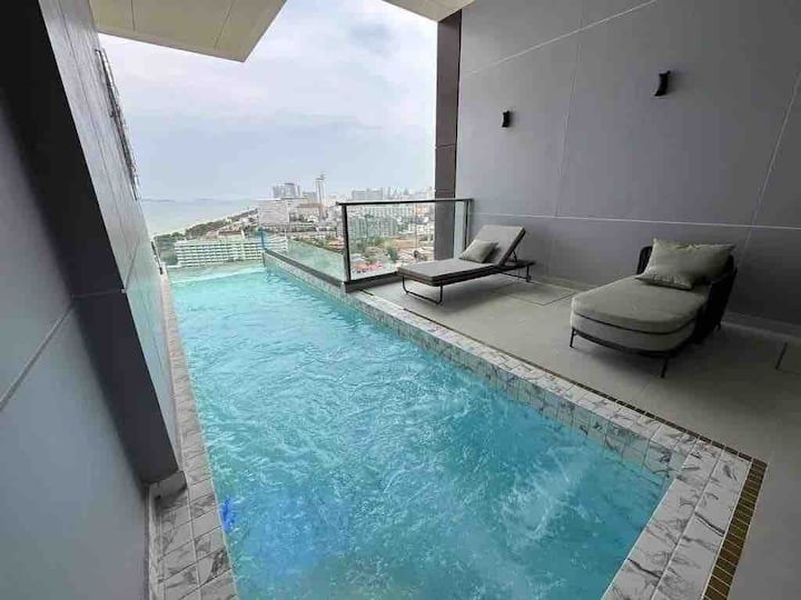 Luxurious New Ocean View Room/59f Seaview Pool - Pattaya