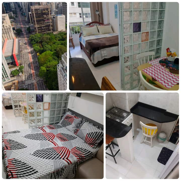 Studio Lindo! Na Av.paulista Melhor Localização Sp - Sao Paulo