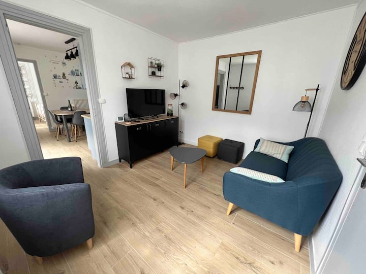 Maison Chaleureuse Avec Jardin 300m De La Plage - Normandy
