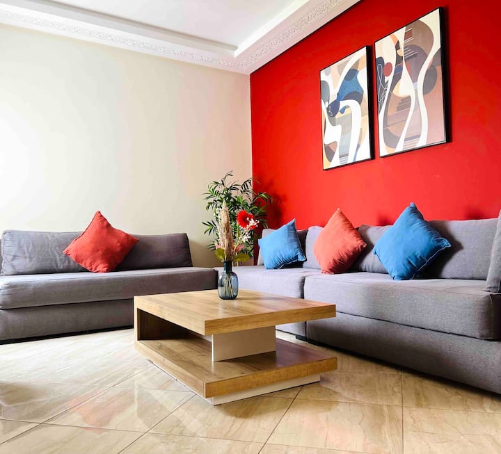 Appartement Lumineux Avec Vue Sur Mer Panoramique - Rabat
