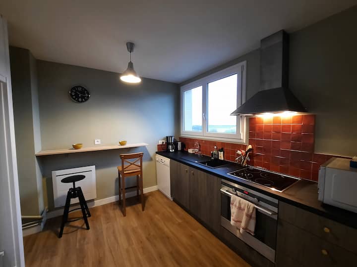Appartement 70m² 3 Chambres Avec 3 Lits 2 Places - Troyes