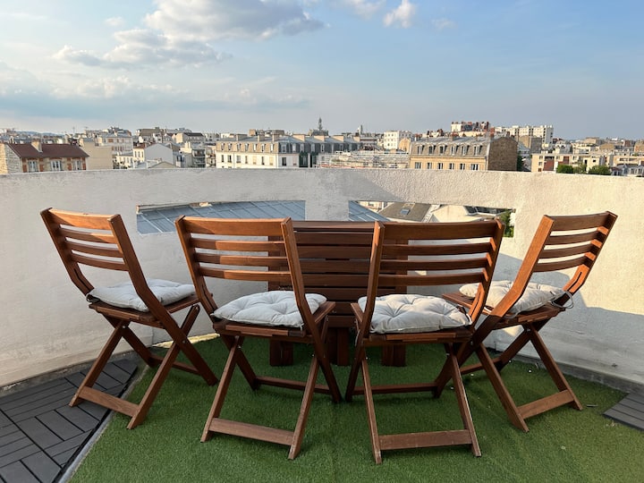 Cosy, 2 Pièces, Grand Balcon, Sncf - Clichy