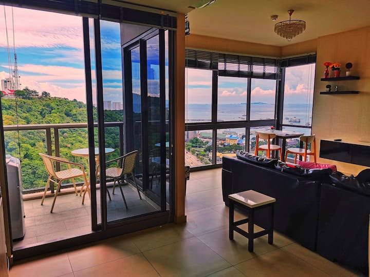 2 Br 180° Seaview 300m To Walking Street - Pattaya City