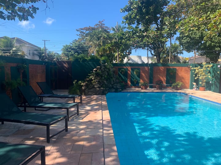 Confortável Casa Na Praia De Pernambuco - Guarujá