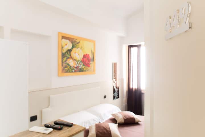 Chambre Double Avec Bain Privée, Clim, Wi-fi. - Rome