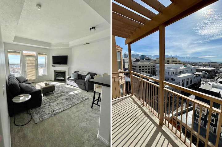 Penthouse 1b/1b Condo + Incredible Views! - Salt Lake City, UT