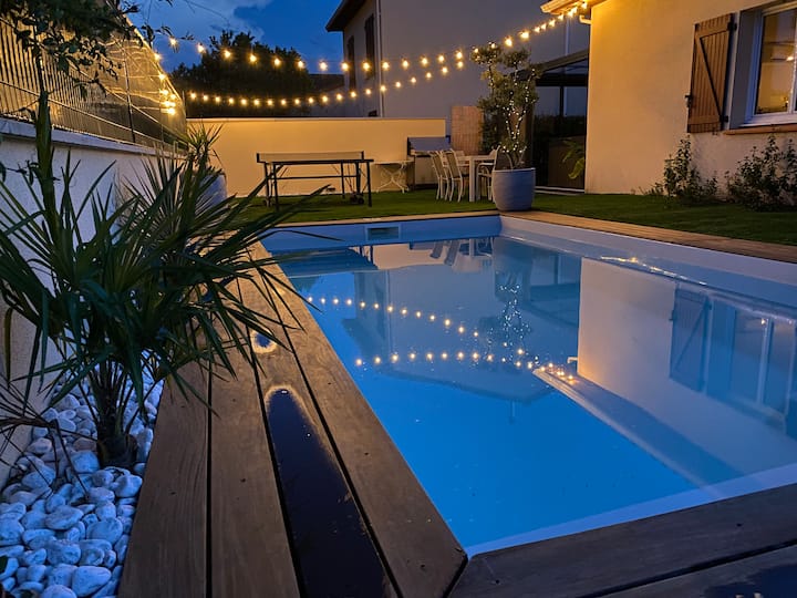 Maison De Ville Avec Tout Confort Spa Piscine - Cugnaux