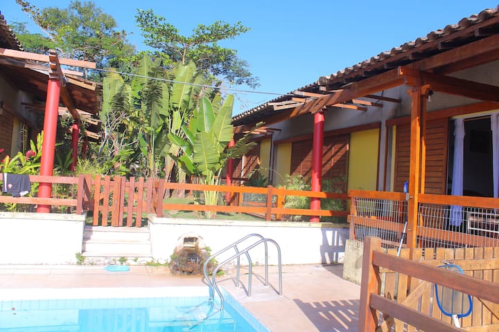 Casa#2: Piscina, Bbq & Natureza P/ Família C/ Pet - Ilhabela