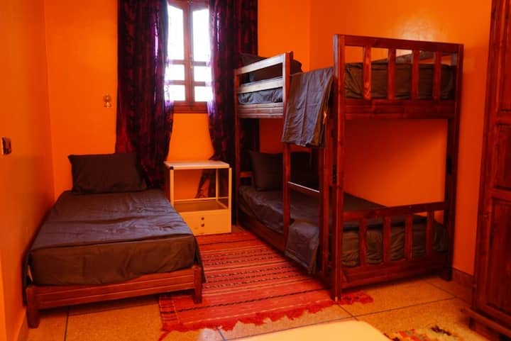 One Bed For Each Person Shared Room - Imsouane
