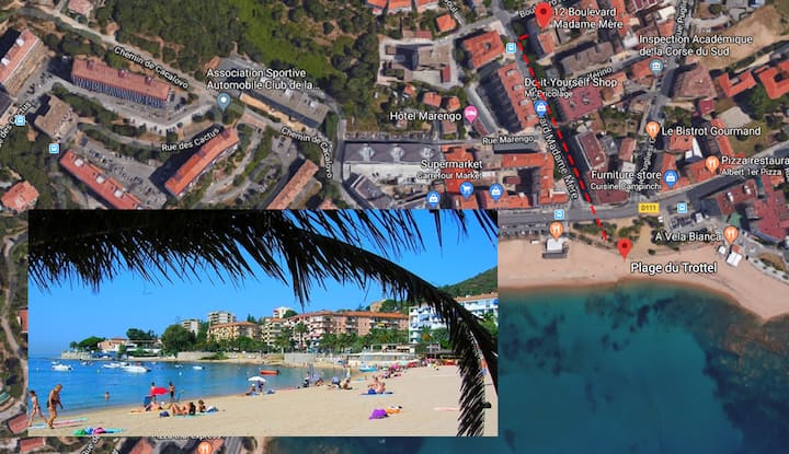 Mer Sea / Center / 1 A 8 Pers / 80 M2 / Lumineux - Ajaccio