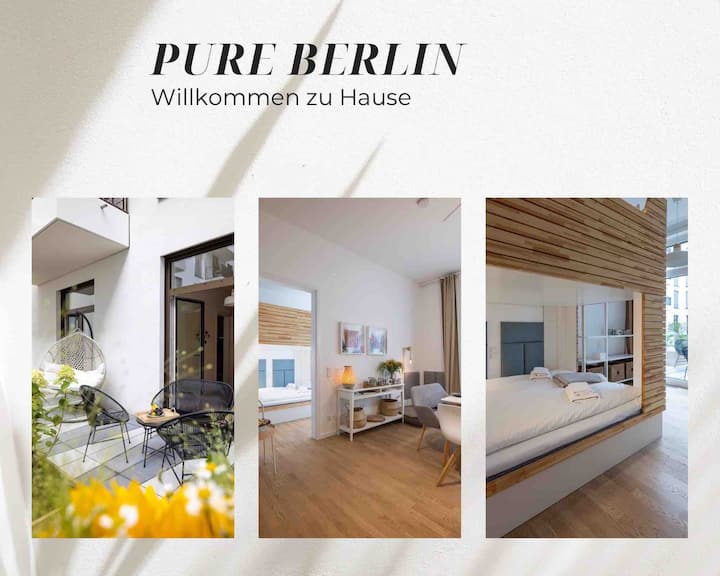 Pure Berlin:stylish Neu2 Zi/terrasse/zentrum/mauer - Berlín