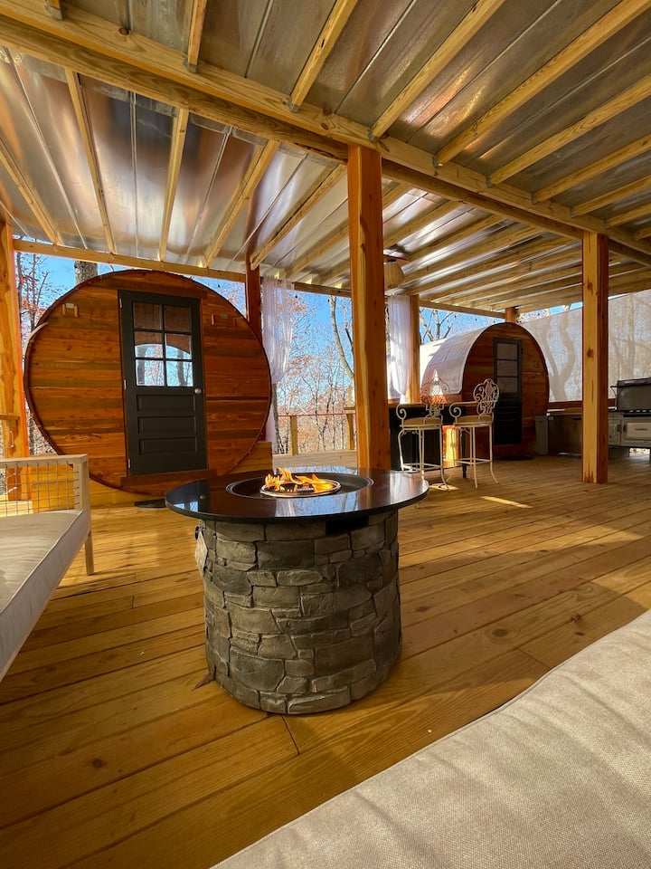 Private Treehouse & Sleep Pods With Amazing Views - Cloudland Canyon State Park, Rising Fawn