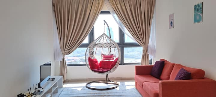 Cozy Kl Stunning Views 3 Min To Metro & Malls - Kuala Lumpur