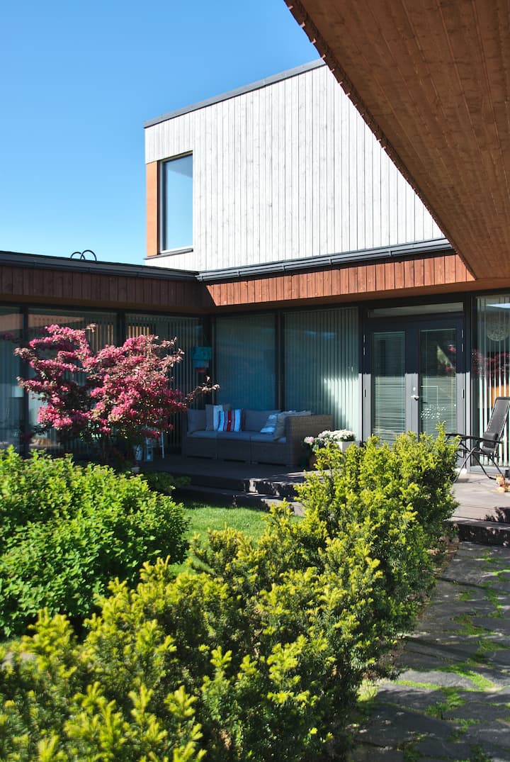 Architectural Gem In Reposaari | Pool & Sauna - Pori
